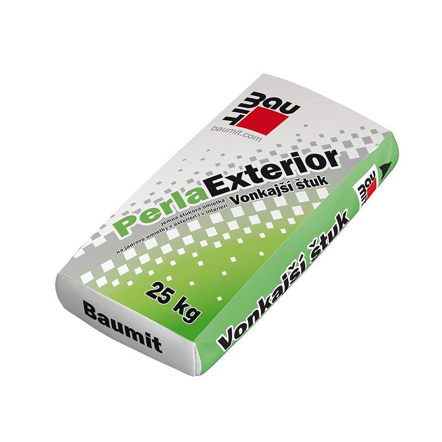 OMIETKY, MALTY, POTERY | Baumit Perla Exterior jemná štuková omietka 25 kg | eshop.ibv.sk